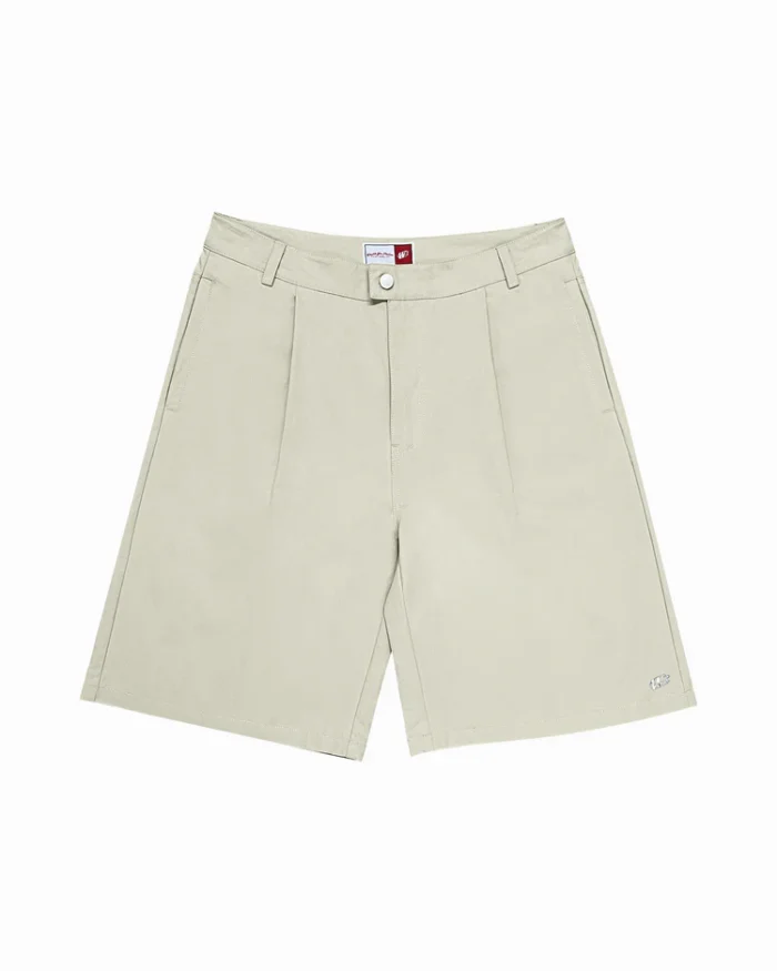 Double You Studios PLEATED SHORTS (TAN) - Double You Studios